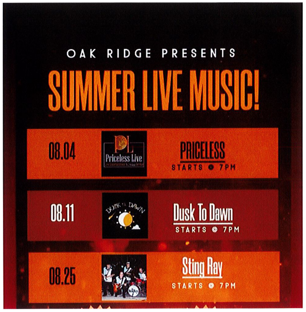 My Homepage - Oak Ridge Golf Club